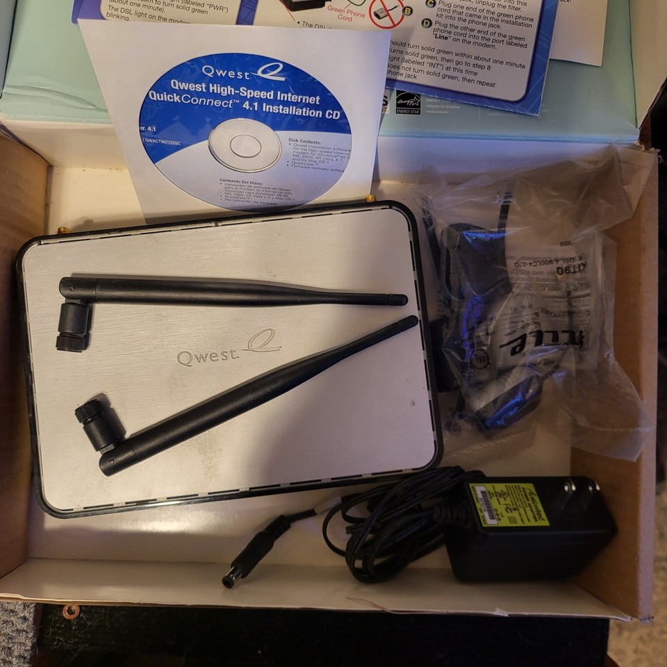 Actiontec Q1000 4-Port Gigabit Wireless N Router | eBay