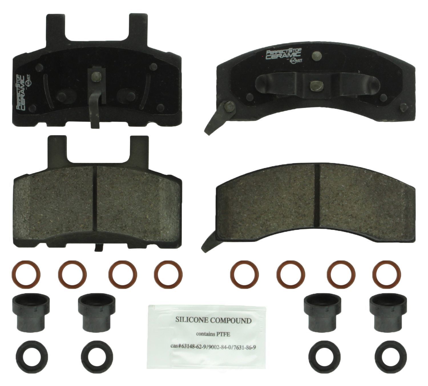 Disc Brake Pad Set-PerfectStop Ceramic Brake Pads by Bosch Perfect Stop ...