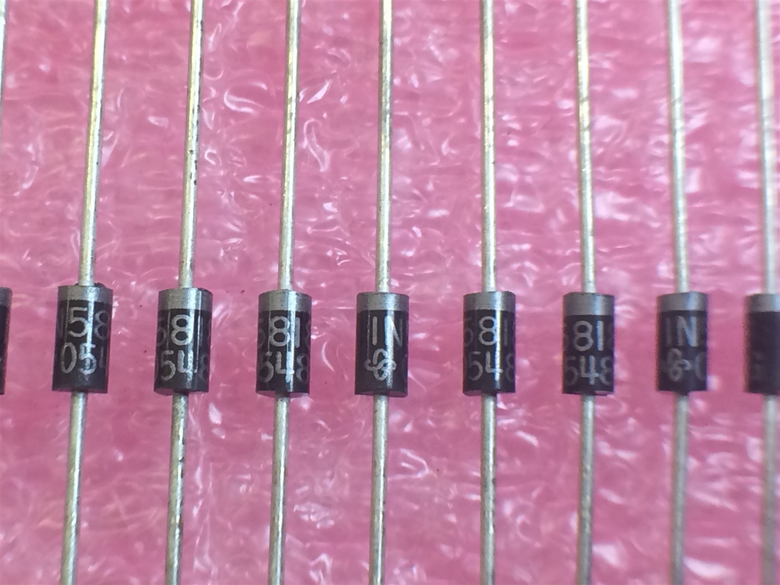 1N5818 Microsemi DIODE SCHOTTKY 30V 1A DO41 100 PIECES | eBay