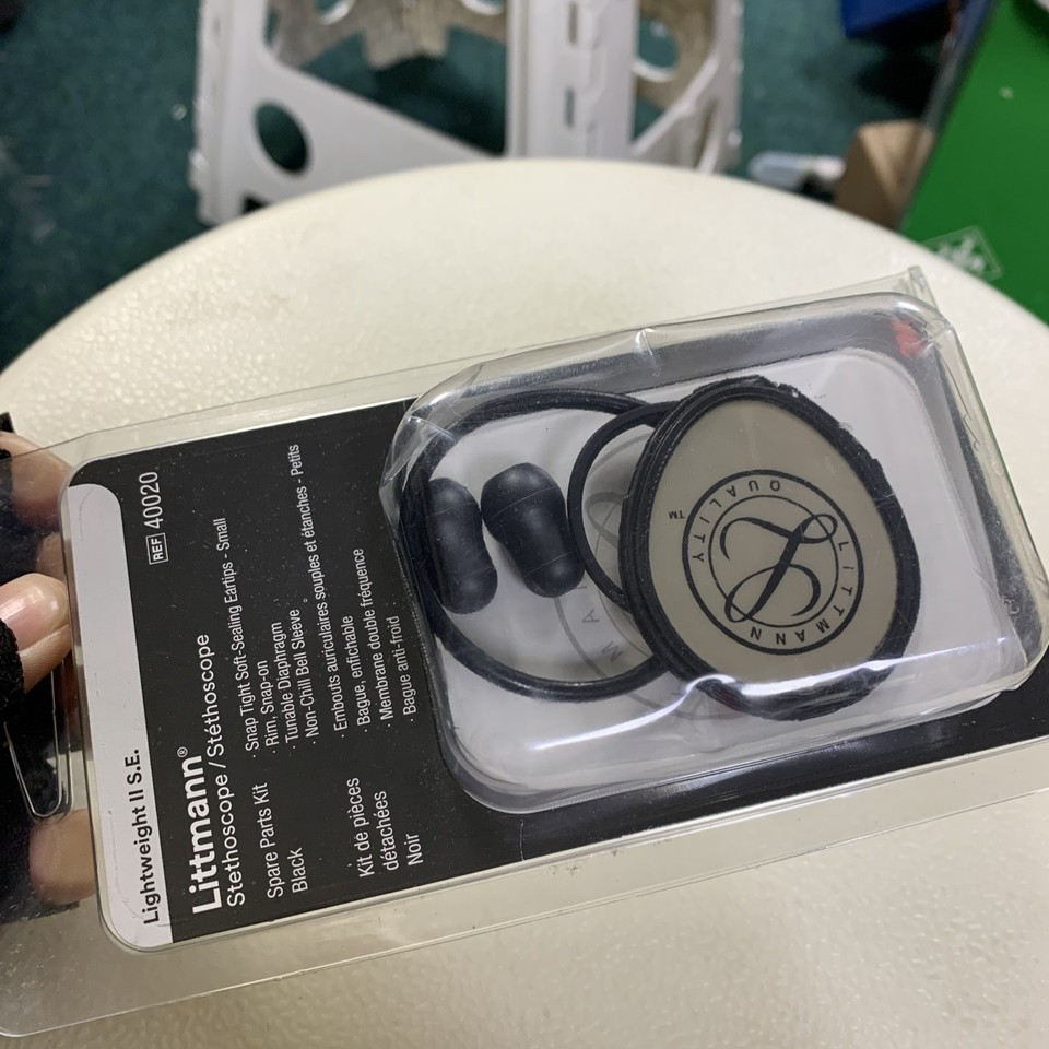 3M Littmann Stethoscope Spare Parts Kit, Lightweight II S.E., Black ...