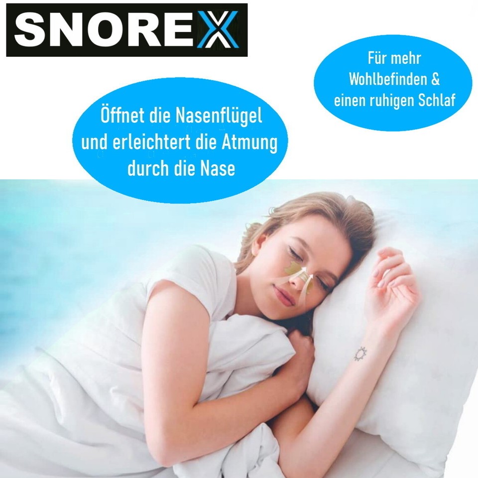 Snorex Nasal Strips Wellbeing Breathe Better Nose Stripes Snore 30Stk ...