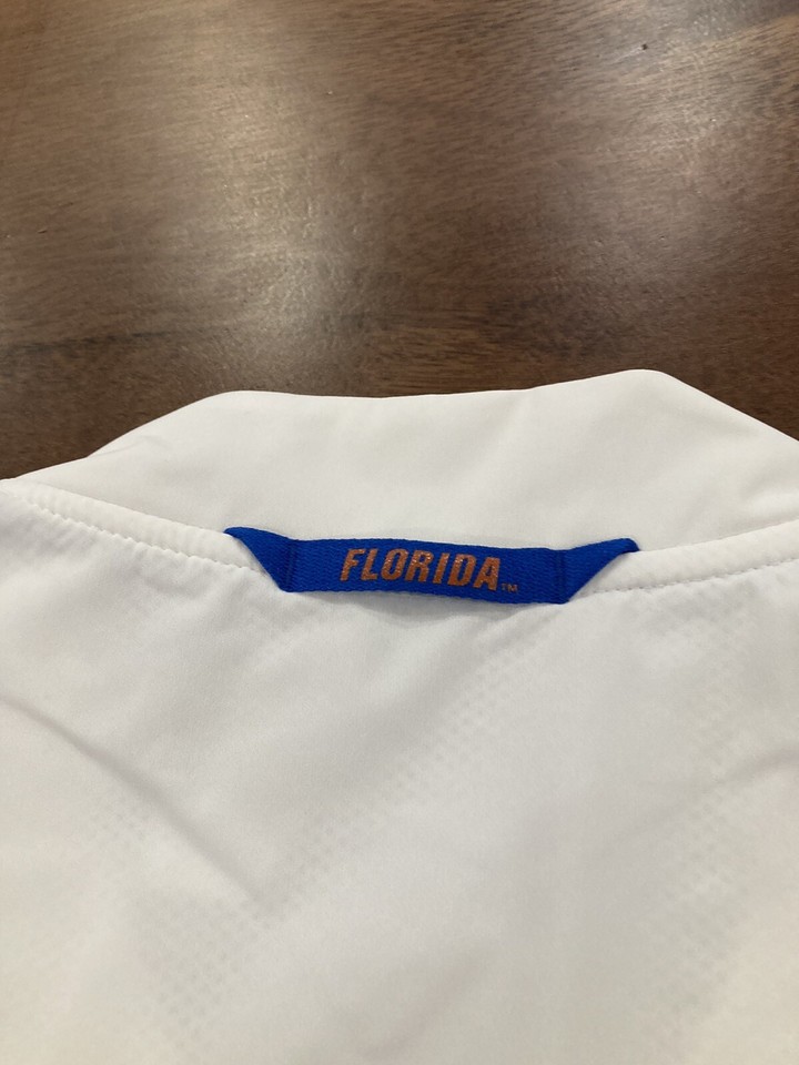 RARE MENS Nike Jordan Florida Gators 1/2 SLEEVE 1/4 ZIP Team Issued L ...