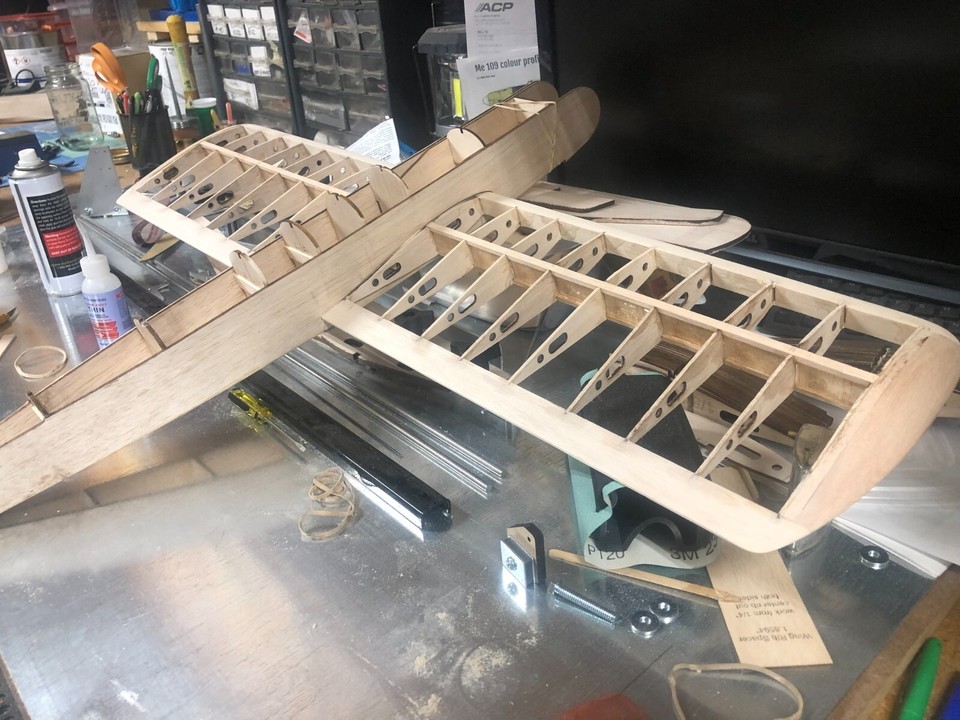 VECO BRAVE Control Line Airplane Laser Cut Short Kit 19-35 Engine ...