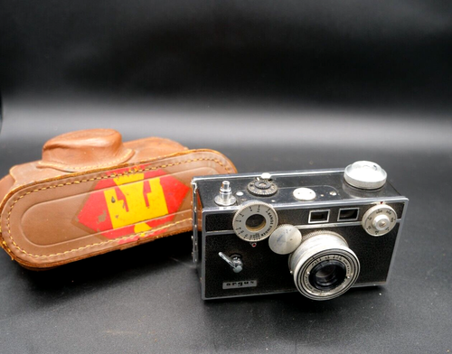 Vintage Argus 35mm Rangefinder Camera- 50mm Cintar Lens & Case ...