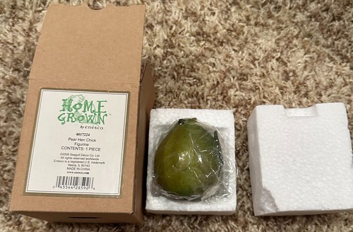 Enesco Home Grown Pear Hen Chick 2009 Figurine 4017224 | eBay