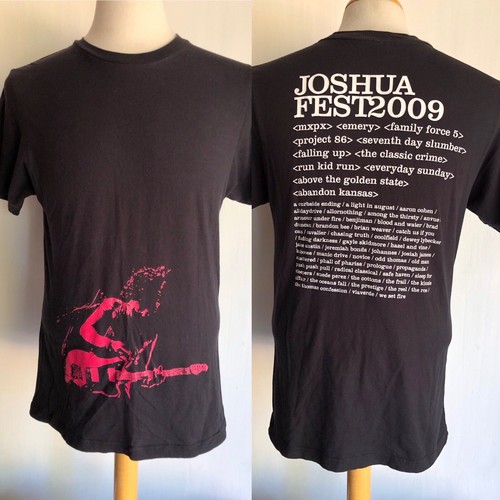 JOSHUA FEST (2009) Official Christian Pop Punk MXPX EMERY T-Shirt Size ...