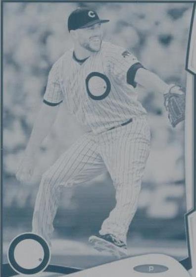 2014 Topps Mini - Blake Parker #391 Printing Plate Cyan /1 for sale ...