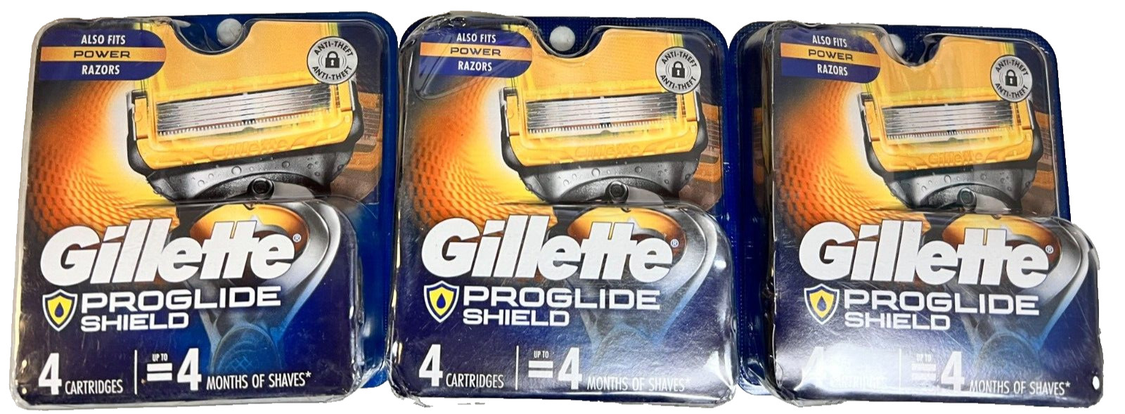 12ct Gillette Proglide Shield Men's 5 Blade Razor Refill Cartridge