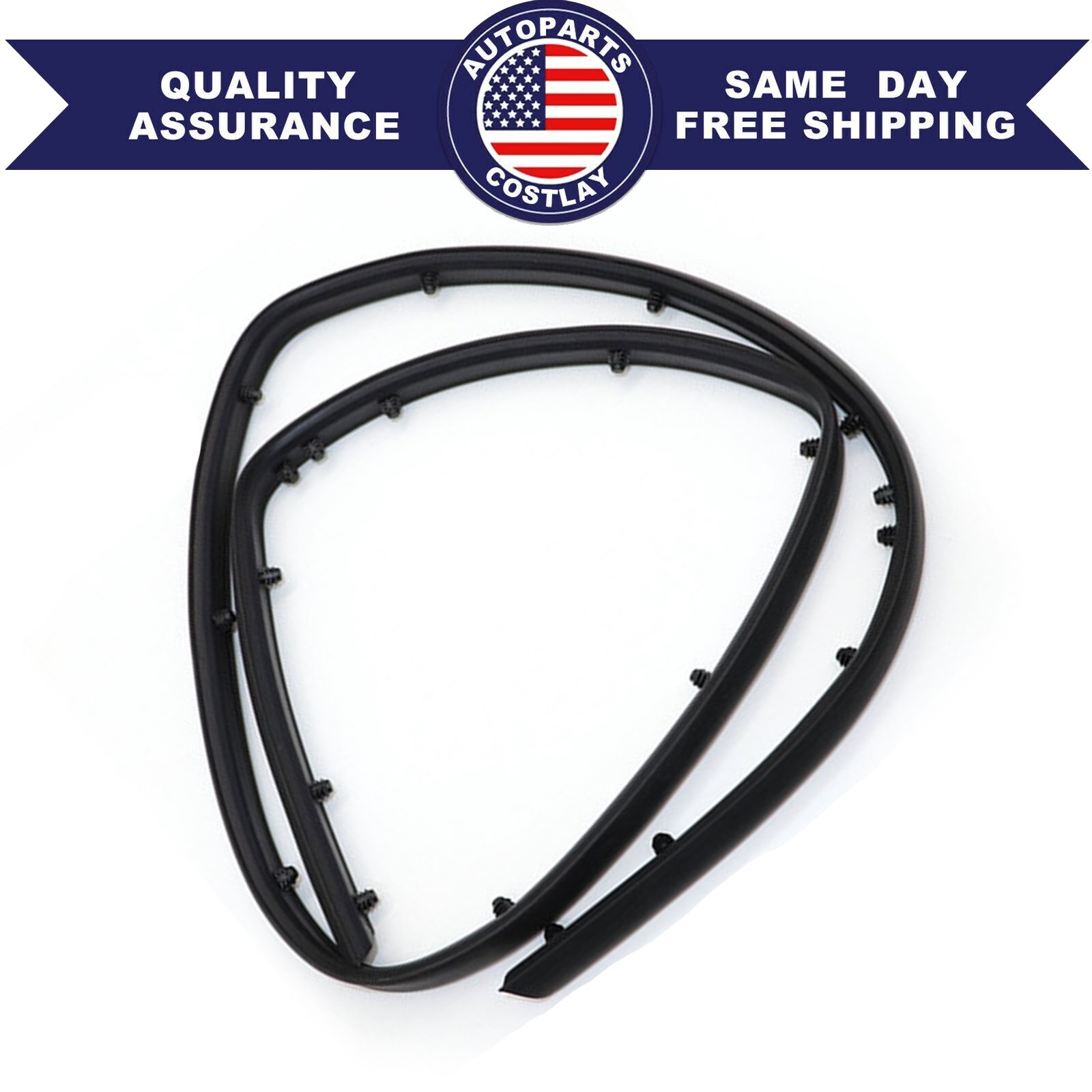 Front Grille Upper Rubber Molding Fit Hyundai Sonata 2015-2017 ...