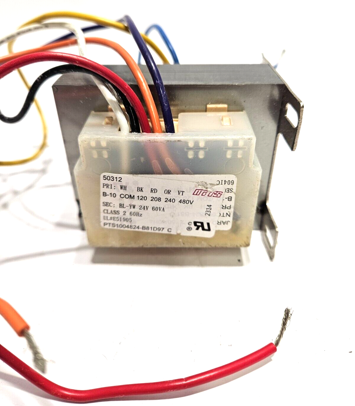 MARS FOOT-MOUNTED END BELL TYPE TRANSFORMER 50312 24V 50/60Hz 60VA | eBay