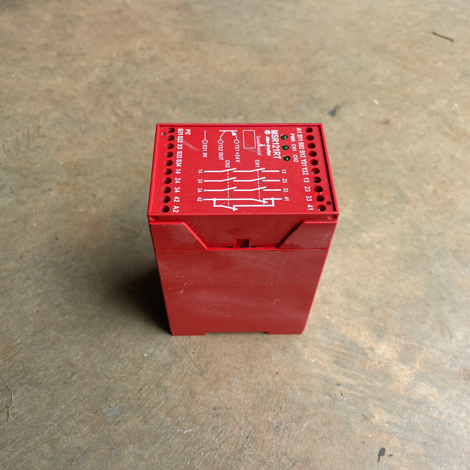 Refurbish ALLEN BRADLEY Guard Smart, Model: MSR121RT, CAT: 440R-J23100 ...