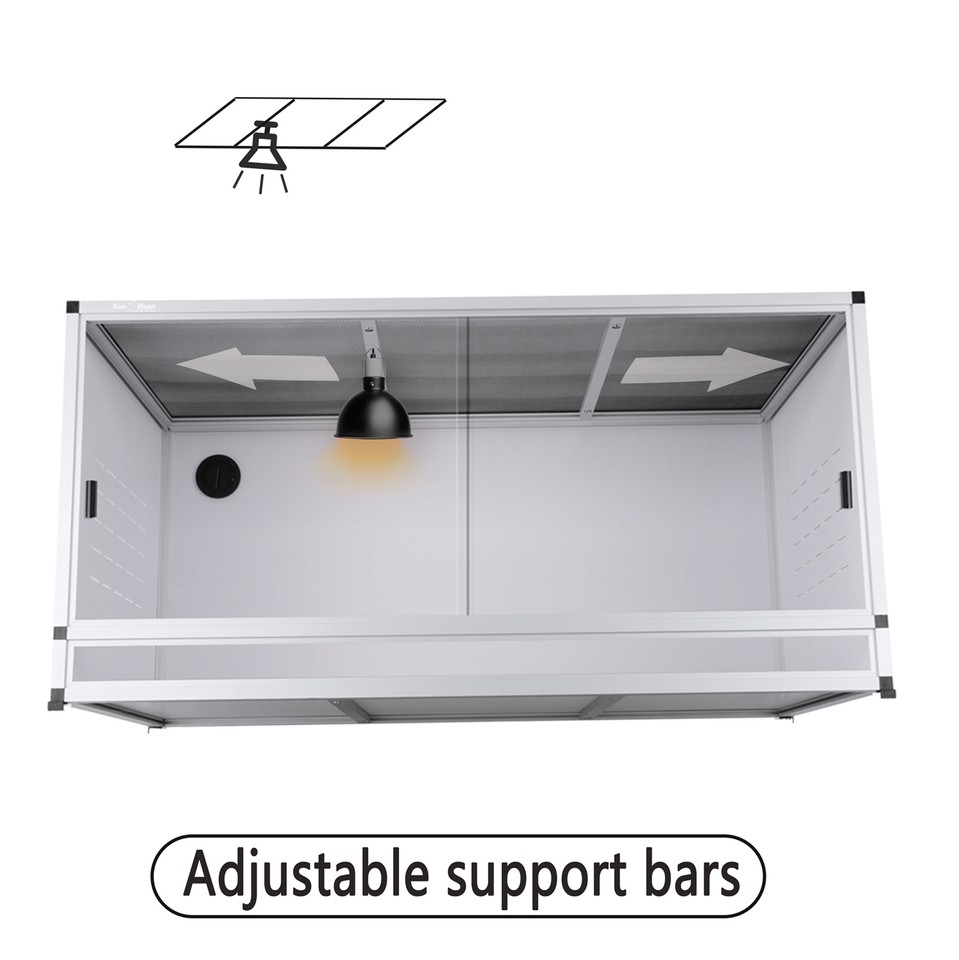 Expandable Reptile Enclosure Up to 8*2*2FT Snake Tank 240 Gallon ...