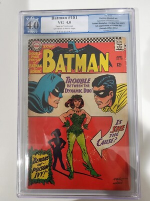 Batman #181 (DC, 1966) CGC VG 4.0 Off-White to White pages. 1st app ...