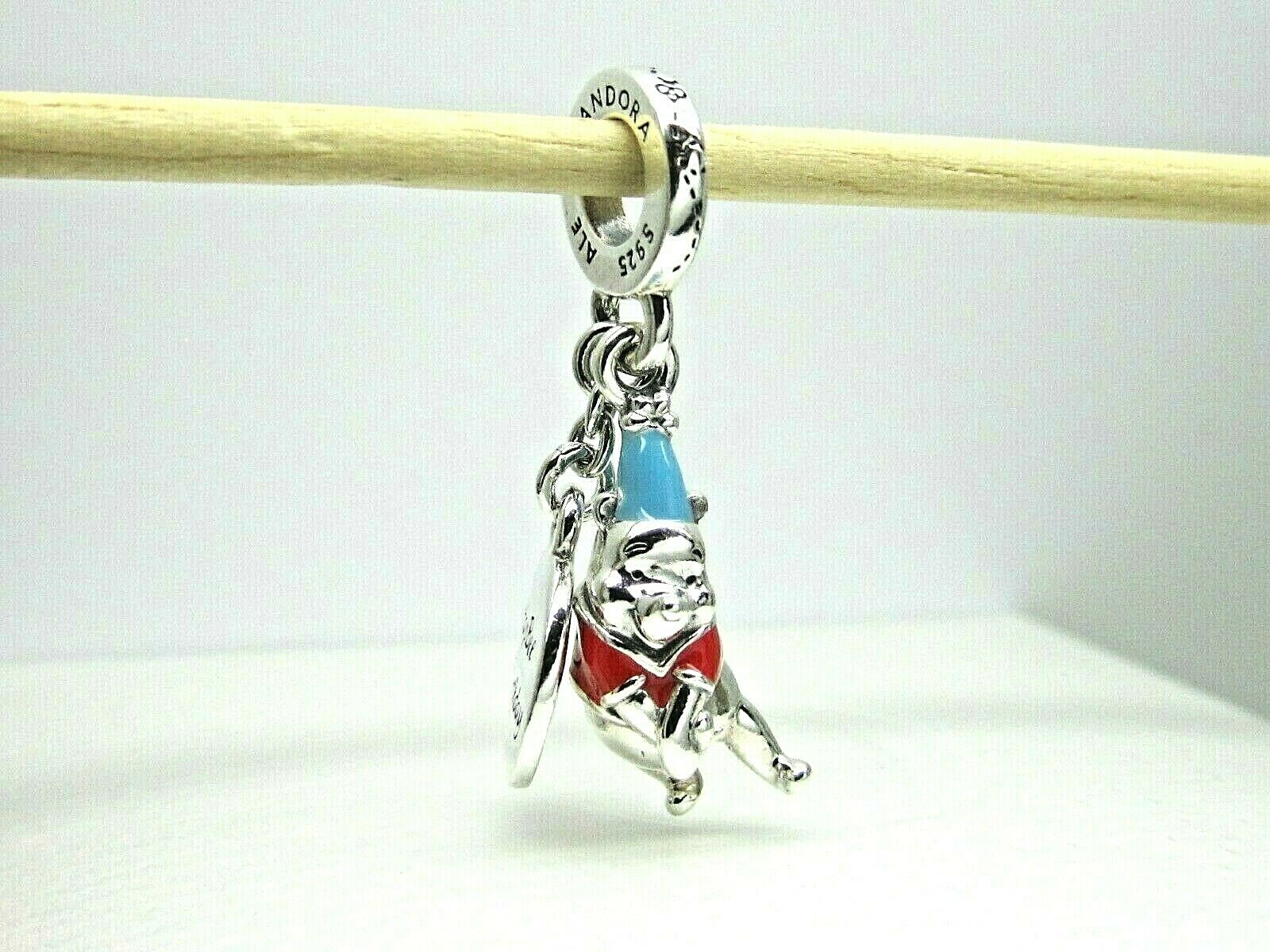 Genuine PANDORA 925 Silver Disney Winnie The Pooh Birthday Dangle ...