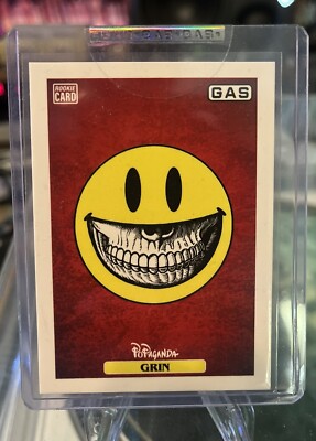 GAS Trading Cards x Ron English Grin Trading Card Rare!!! | eBay