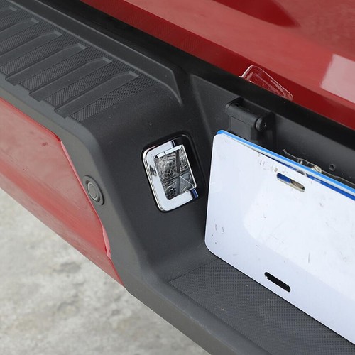 2P Car Rear License Plate Lamp Cover Trim For Ford F150 21-23 ...