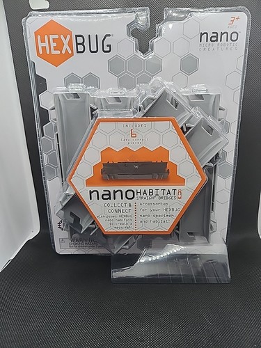 Hex Bug Nano Specimen Habitat Straight Bridges 6 Easy Connect Pieces ...