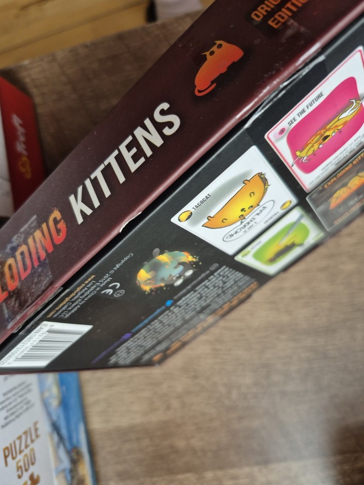 Exploding Kittens Card Game - 2-5 Players - Great Condition 100% ...