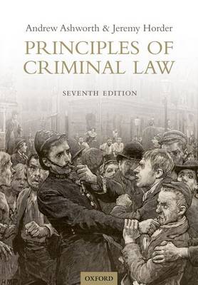 Principles of Criminal Law by Jeremy Horder, Andrew Ashworth (Paperback ...