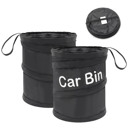 Foldable Car Garbage Bag Pop-up Waste Basket Auto Interior Accessories ...