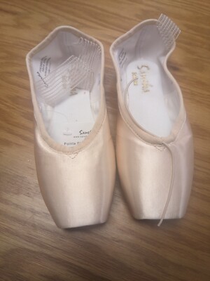DemiPointe Shoes Sansha DP801 Half Satin Pointe Shoes Soft No Shank | eBay