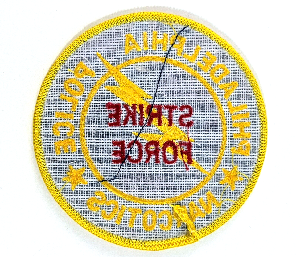 Philadelphia Police Narcotics Strike Force Pennsylvania 1st Issue Patch ...