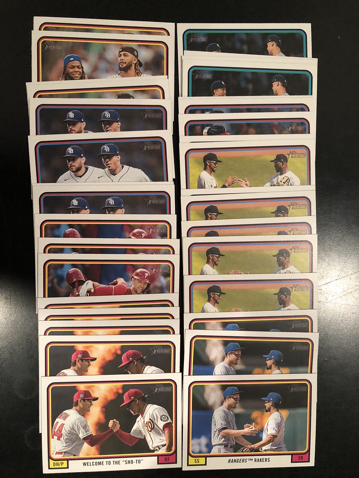 (33) 2022 Topps Heritage High Number Combo Cards Insert Lot - Ohtani ...