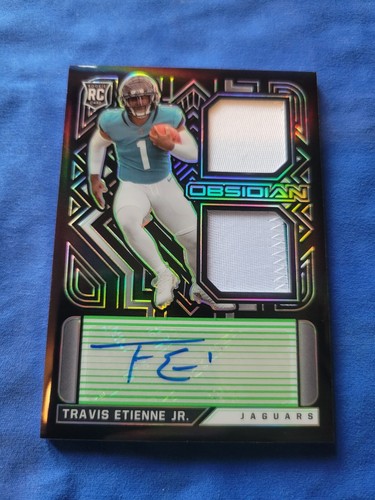 2021 Obsidian Travis Etienne Jr Rookie Rpa Autograph Green 26/50 | eBay