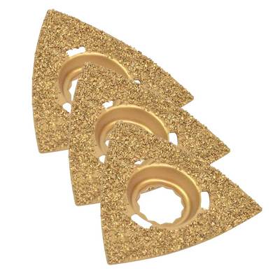 80mm Triangular Carbide RASP 8mm Offset Mount Fit Fein Supercut ...