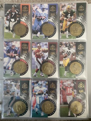 RARE 1998 Pinnacle Mint COMPLETE SET WITH COINS! 1-99. Peyton Manning ...