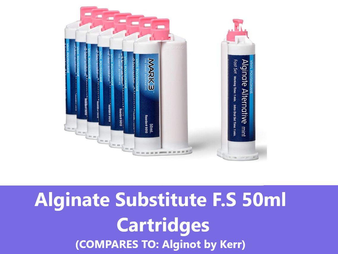 Alginate Substitute Alternative Up to 8 x 50mL Cartridges, Fast Set ...