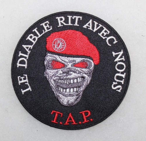 patch diable rit avec nous ;parachutiste ,para métro TAP | eBay