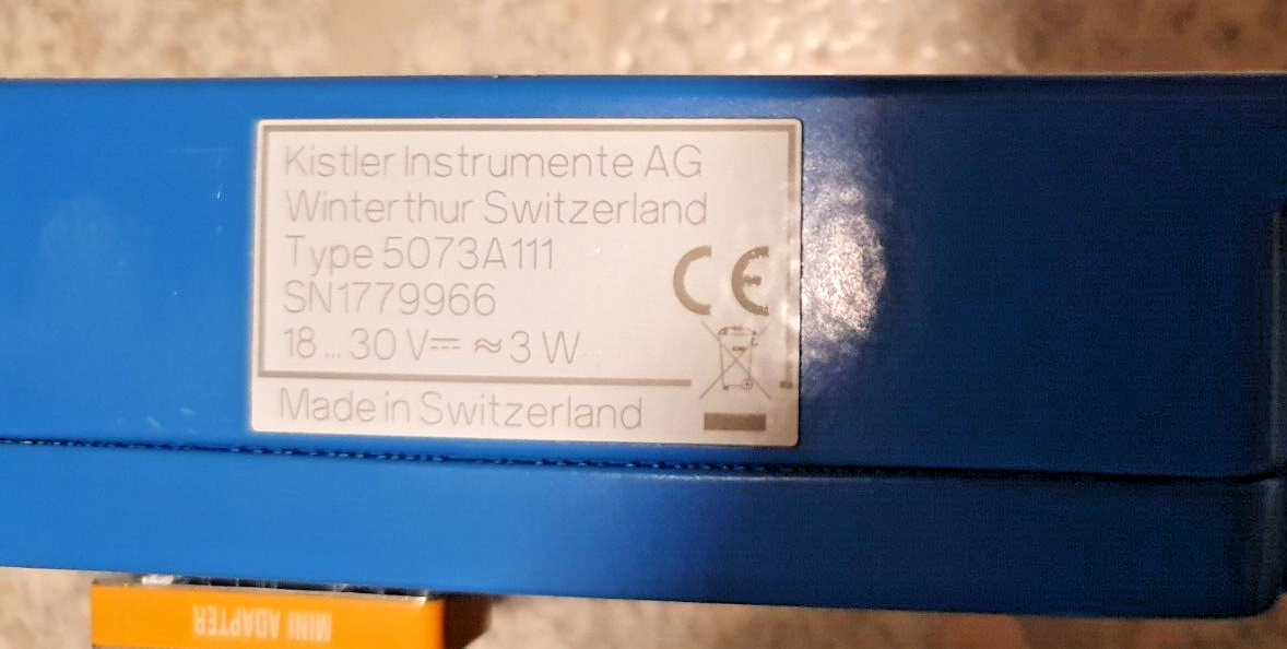 charge amplifier Type 5073 Kistler Ladungsverstärker 5073A111 18 - 30V ...