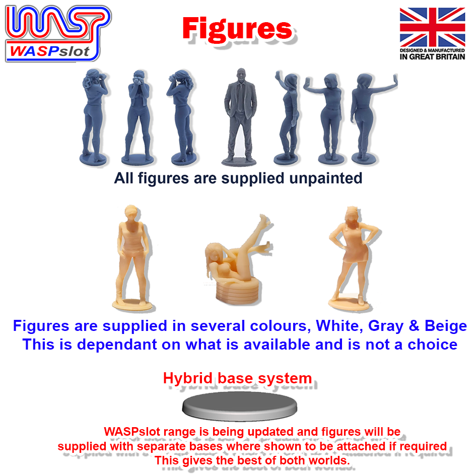 FIgure Set 98 -1/32 scale, Figures 281, 282 & 283, scenery, Top gear ...