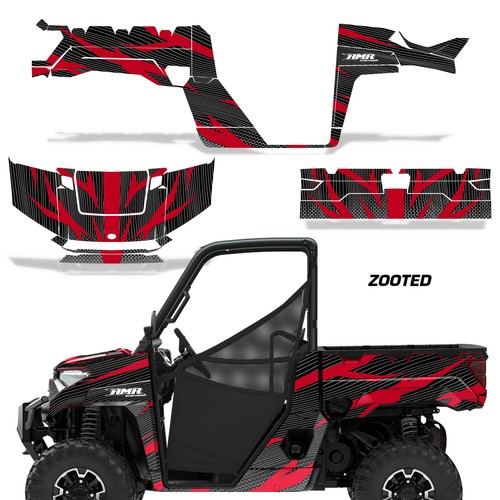 AMR Utv Stickers Graphique pour Polaris Ranger 1000 XP Nodrs 2 Dr 2018 ...