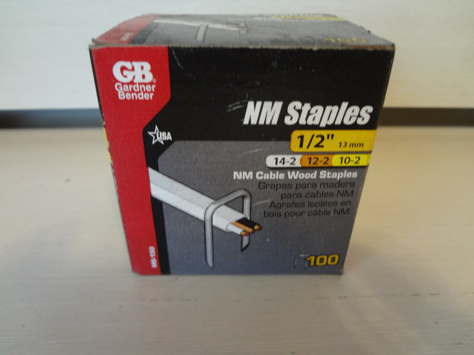 Gardner Bender NM Staples 1/2" Cable Wood Staples Qty. 100 | eBay