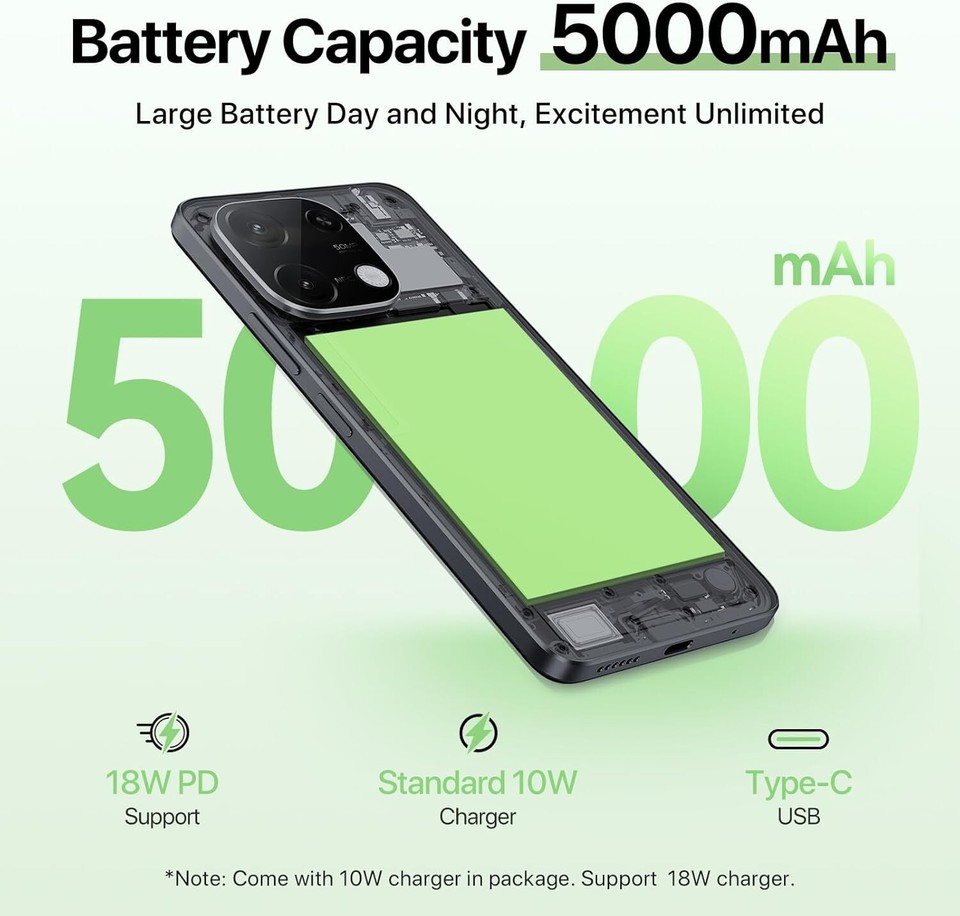 UMIDIGI G9C 12GB +128GB Android 14 NFC AI Face Unlock Smartphone | eBay