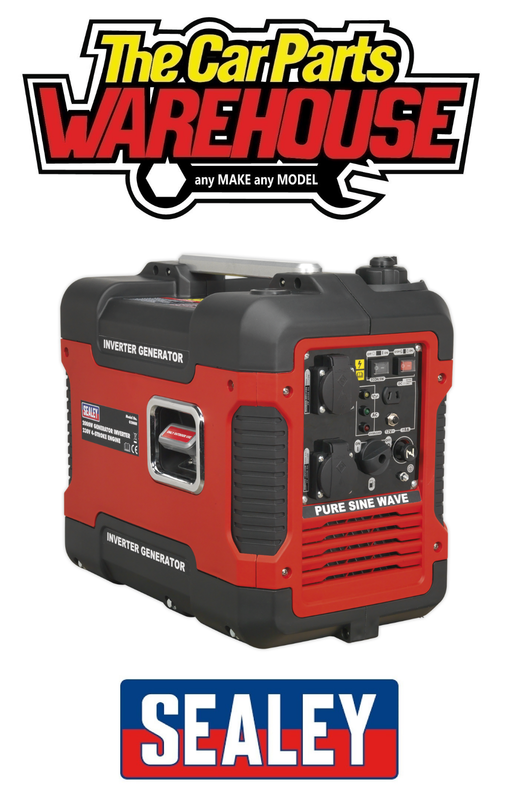 Sealey 2000W 4-stroke Inverter Generator (G2000I) for sale online | eBay
