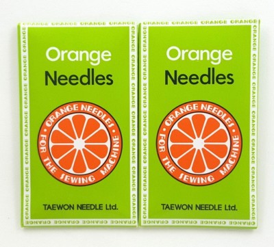 20 - SINGER, KENMORE SEWING MACHINE NEEDLES ORANGE 15X1 #16/100 | eBay