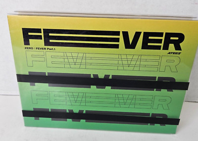 Ateez Zero Fever Part 1 Music CD Album Booklet Stickers Photo Cards ...