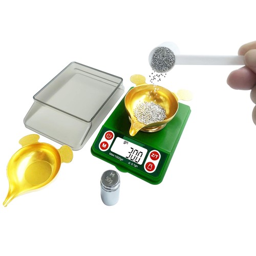Reloading Scale with Metal Powder Pan, Grain Scale - Silver, 1500 ...