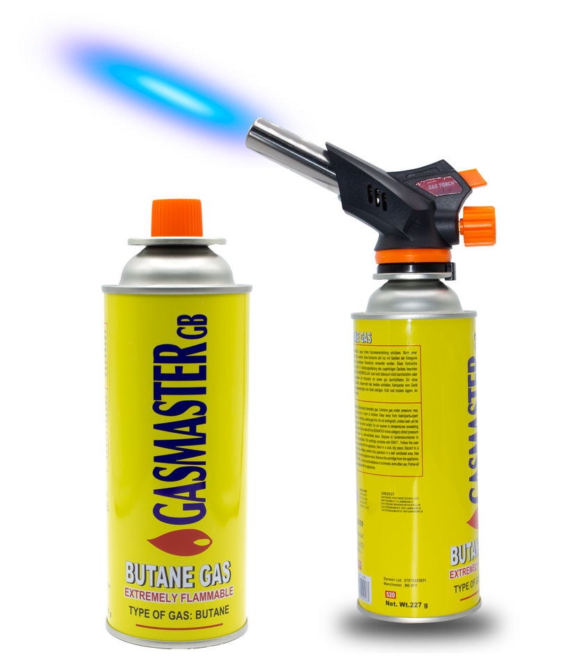 Blow Torch Head With Butane Gas Refill, Kitchen Cooking, BBQ Piezo ...
