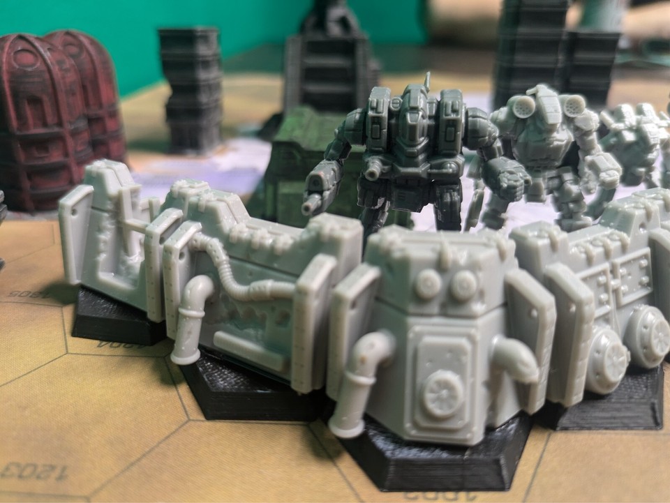 Defensive Walls, 6mm/8mm compatible Battletech | eBay