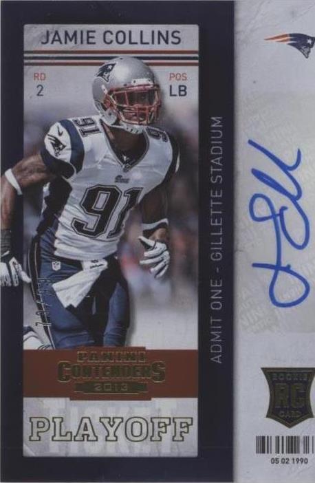 2013 Panini Contenders - Jamie Collins #142 Playoff Ticket /99 (RC) for ...
