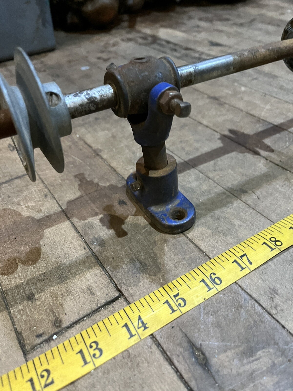 Dunlap metal Lathe Countershaft Pulley Vintage Antique atlas south bend ...