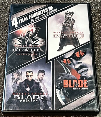 4 Film Favorites: Blade Collection DVD Set - FULLY TESTED with FREE ...