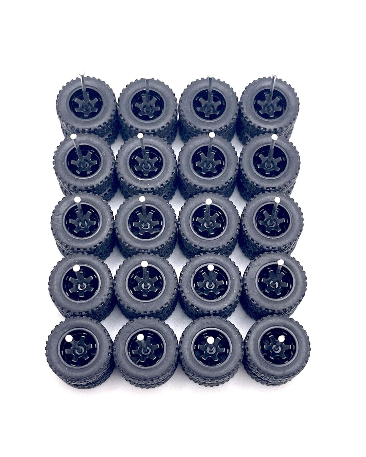 10x Sets TE37 14mm OFF ROAD Real Rider Wheel W/ Rubber Tires For 1/64 ...