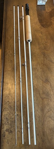 Custom made white MHX 9’ 5wt 4pc fly fishing rod , high quality ...