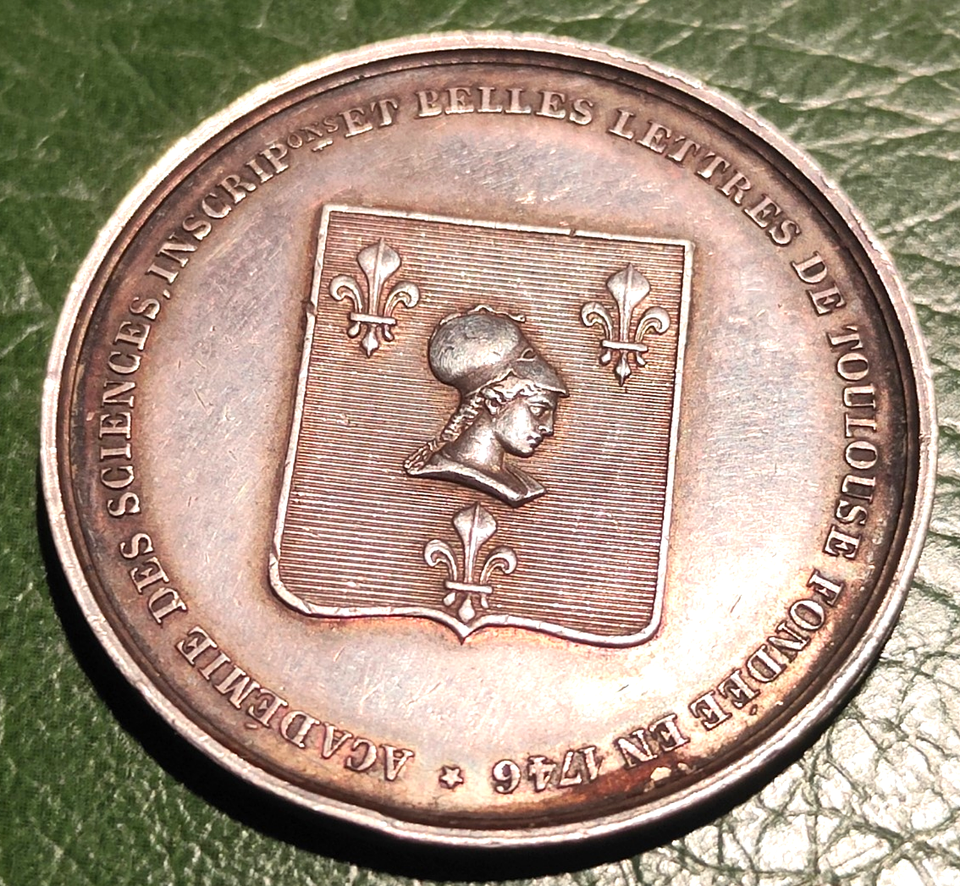 Médaille Pierre de Fermat Académie des Sciences Toulouse - argent | eBay