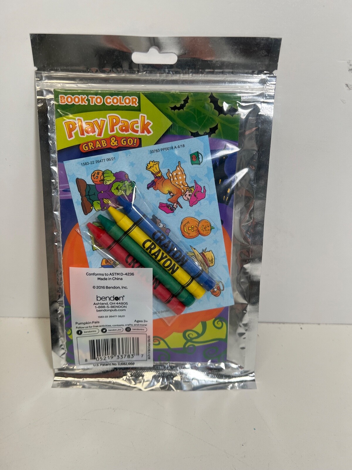 Halloween Grab and Go Play Pack - HALLOWEEN - Stickers / Coloring Book ...